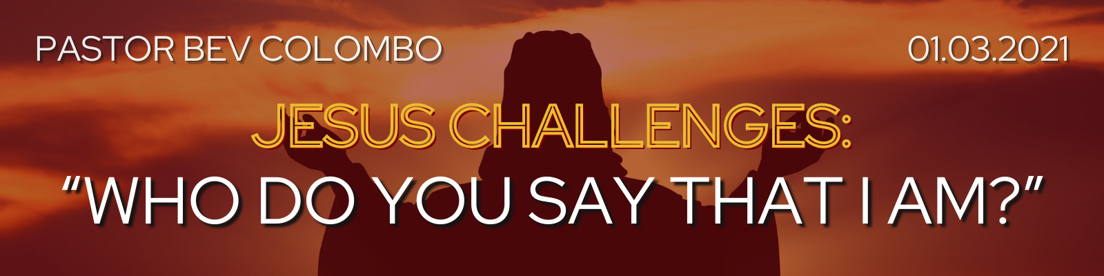 Jesus Challenges: “Who Do You Say That I Am?” – Lewisburg United ...