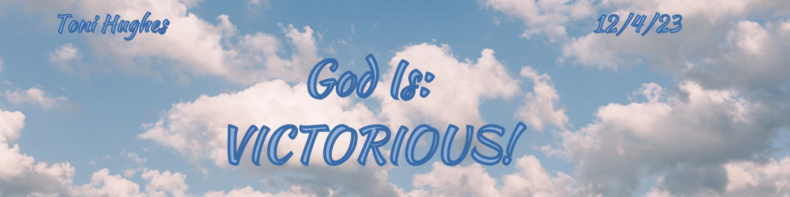 God Is…..VICTORIOUS!! – Lewisburg United Methodist Church