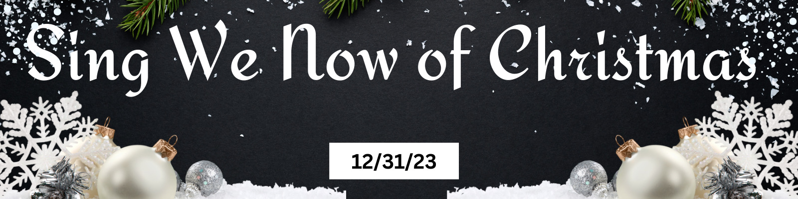 Sing We Now Of Christmas – Lewisburg United Methodist Church