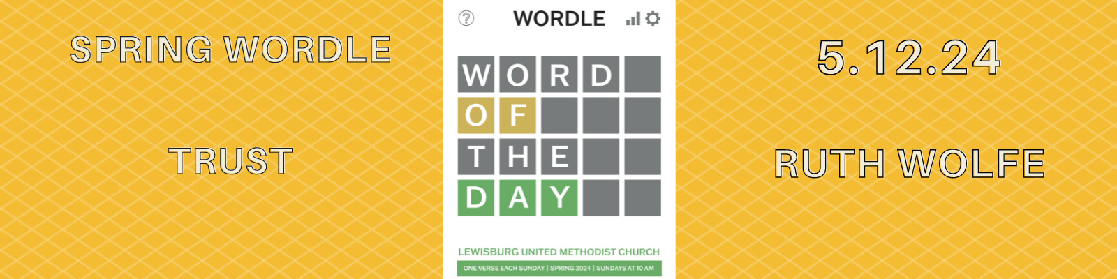 Spring Wordle: TRUST – Lewisburg United Methodist Church