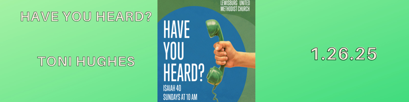 God, Our Sovereign Lord – Lewisburg United Methodist Church